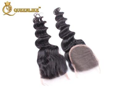 Cina Chiusura vergine non trattata del pizzo dei capelli umani di 100% per le donne di colore in vendita