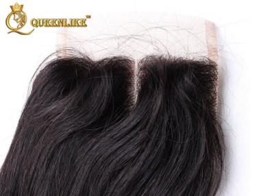 Cina chiusure brasiliane medie vergini dei capelli della chiusura 100% del pizzo della parte 5A in vendita