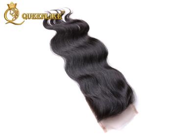 Cina Chiusura libera vergine naturale del pizzo dei capelli umani della parte estensioni dei capelli da 8-30 pollici in vendita