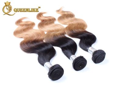 Cina Dei capelli biondi di 100% capelli vergini peruviani non trattati e neri di Ombre per l'estensione dei capelli del salone in vendita
