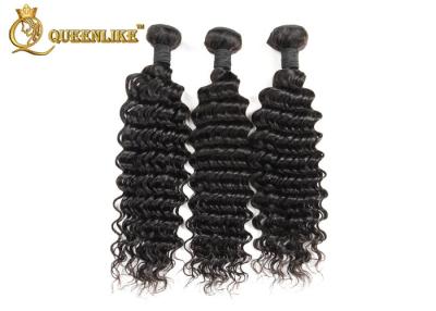 Cina Colore di trama dei capelli umani del tessuto del doppio bagnato ed ondulato #1b dei capelli vergini malesi serici e lisci in vendita