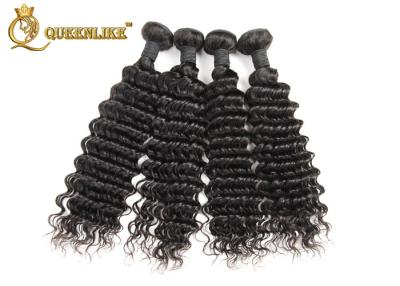 Cina Processo chimico non del tessuto riccio profondo cambogiano 100 per cento dei capelli umani in vendita