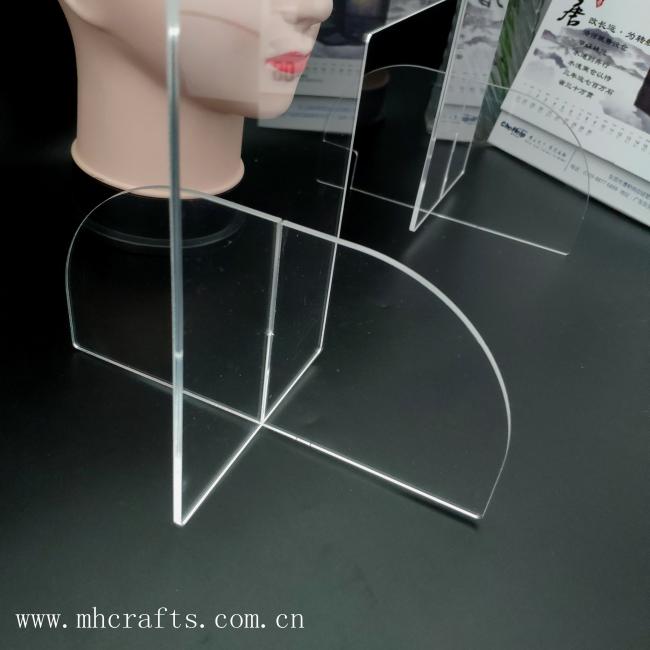 Clear acrylic plate product view