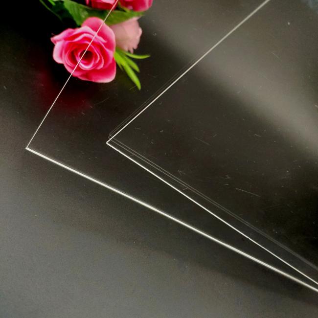 Acrylic panel installation example in home decor setting