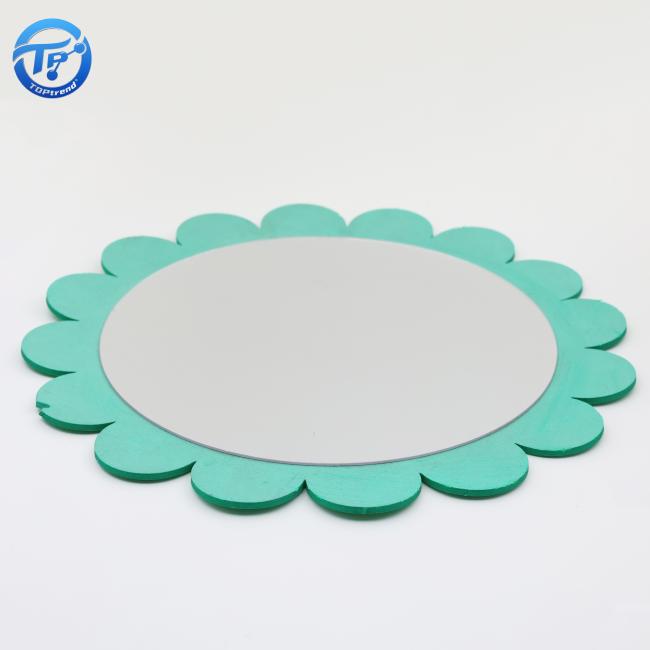 Kids room decorative tabletop mirror close-up