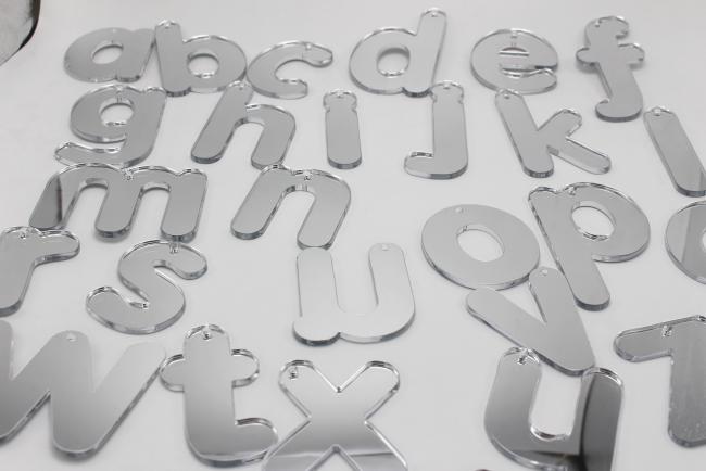 Complete alphabet set organized and ready for DIY wall decor projects