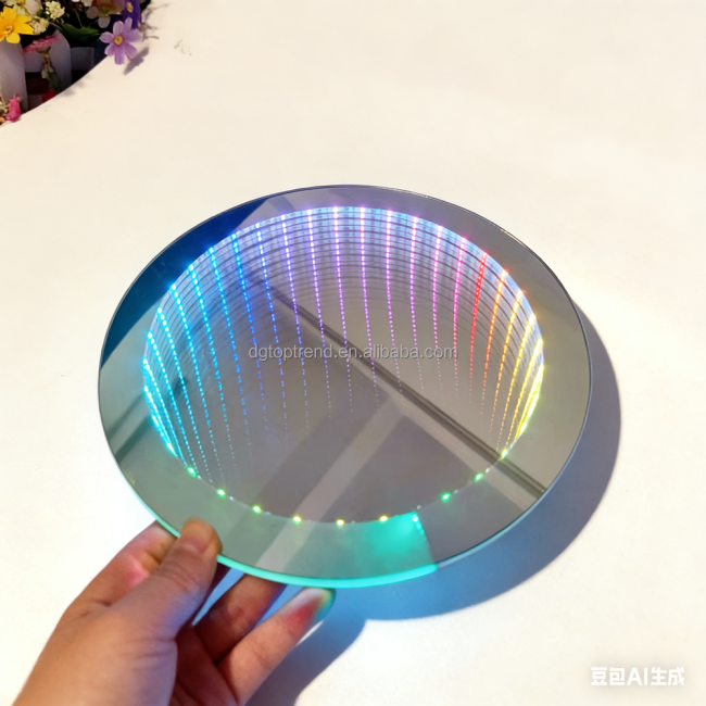 RGB Infinity Mirror installation and usage demonstration