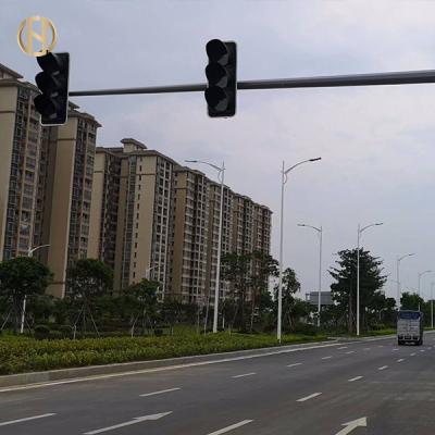 China T Type Octagonal Galvanised Light Pole Customized Height For Traffic Signal for sale
