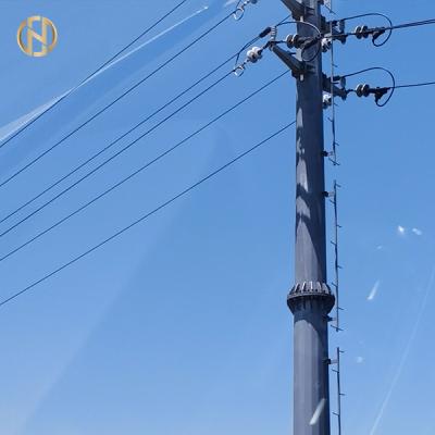 China 300daN 200daN Metal Electric Pole Hot Roll Steel Q345B GR65 2-3.5mm Thickness for sale