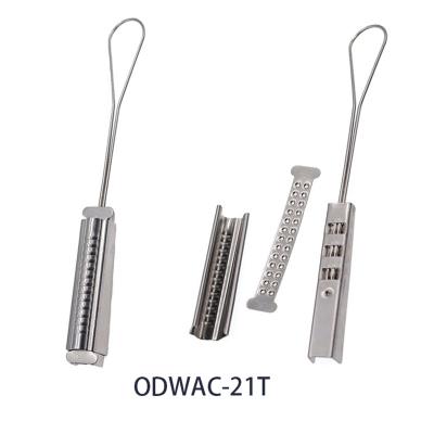 중국 ODWAC 일련 FTTH 케이블 현수 클램프 스테인레스 강 와이어 장력 판매용