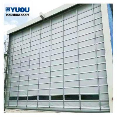 Китай Скорость раскрытия высоты 0.6m/s ткани 8m двери шторки ролика PVC датчика воздушной подушки высокоскоростная продается