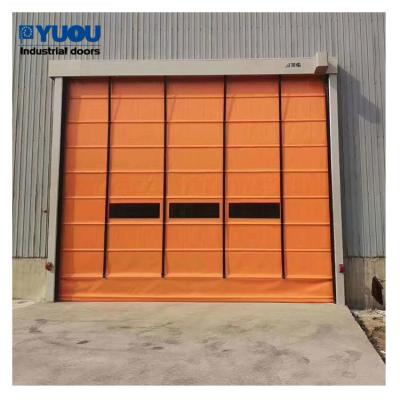 Китай Скорость раскрытия высоты 0.6m/s ткани 8m двери шторки ролика PVC датчика воздушной подушки высокоскоростная продается