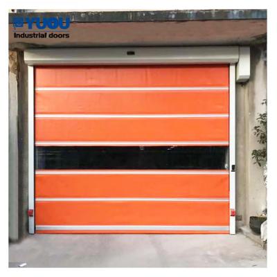 중국 직류 전기를 통한 직물 고속 롤러 셔터 문 6X6m 빠른 활동 60Hz 판매용