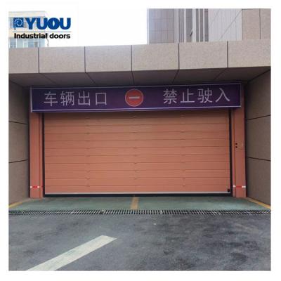 중국 현대 급속한 고속 롤러 셔터 문 자동 380V Eco 친절한 IP55 8m 폭 판매용