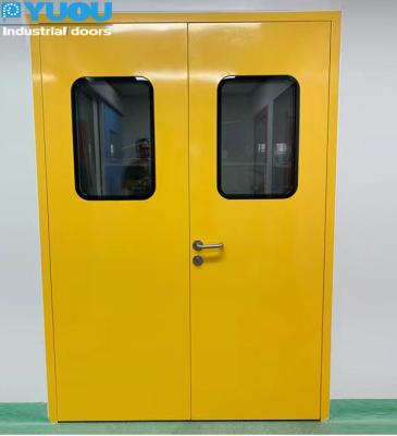 Cina Metal laboratory door clean room automatic swing doors for hospital in vendita