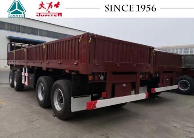 Κίνα Μεταφορές χύδην φορτίου 30FT Side Wall 4 Axle Drawbar Trailer προς πώληση