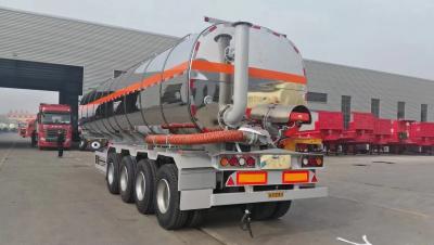 Κίνα 4 Άξονες Fuwa 50000L Fuel Tanker Trailer Pneumatic Operating Discharge προς πώληση