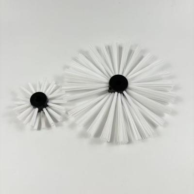 China Cylinder Nylon Pipe Joint Cleaning Brush For Coating And Cleaning Applications for sale