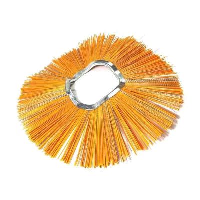 China Wear Resistance Broom Snow Cleaner Brush Excavator Road Rotary Sweeping Brush for sale