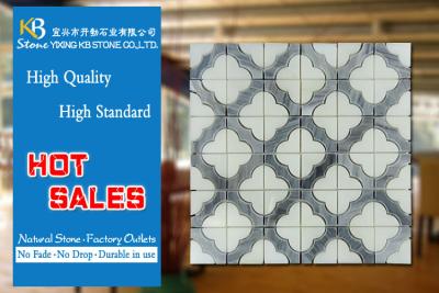 Cina OEM bianco di spessore del marmo 305x305mm 10mm della Cina delle mattonelle domestiche della decorazione in vendita