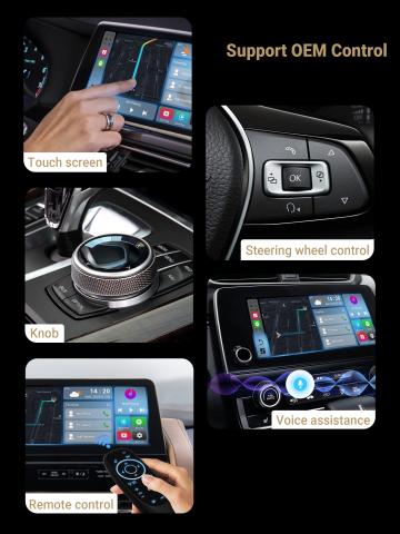 CarPlay Box side view showing connectors
