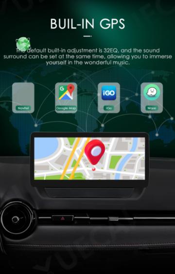 Mazda 2 Android car radio settings menu