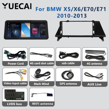 BMW X5/X6 multimedia player features demonstration