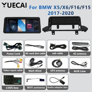 BMW X5/X6 multimedia player installation diagram