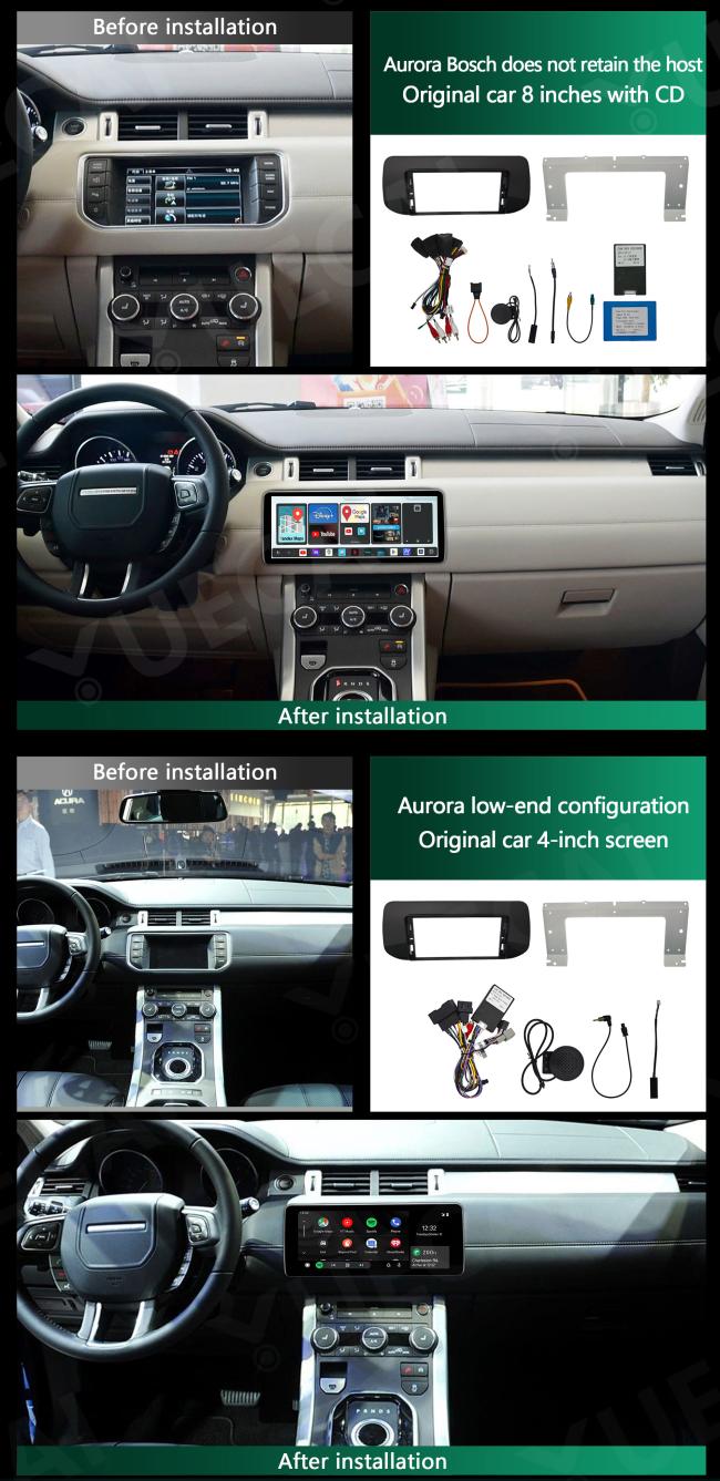 Android 13 car multimedia player for Land Rover Aurora - connection ports