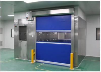 China SUS 304 Clean Room Equipments Cargo Air Shower Tunnel With Fast Rolling Door for sale