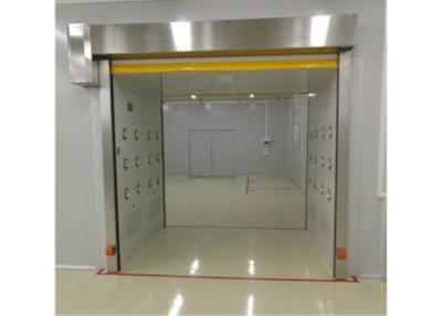 China 1.2mm Stainless Steel SUS304/ 201 Air Shower Tunnel With PVC Scroll Doors for sale