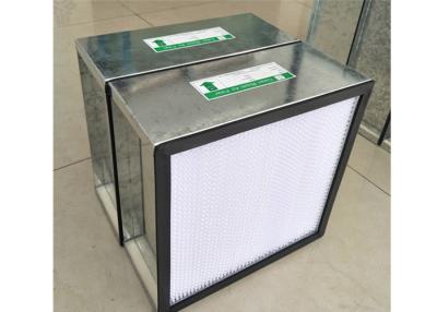 Cina Filtro dell'aria profondo della piega HEPA del separatore del cartone per efficienza H13 o H14 dell'ospedale in vendita