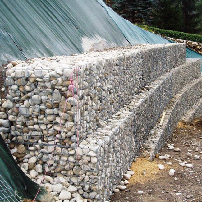 Hot Dipped Galvanized 4mm Welded Wire Mesh Gabion Box for Retaining Wall