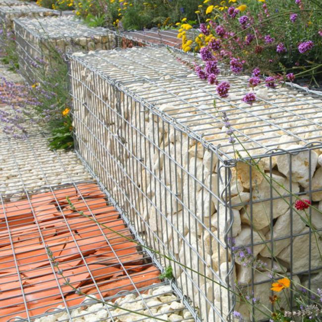 Hot Dipped Galvanized 4mm Welded Wire Mesh Gabion Box for Retaining Wall