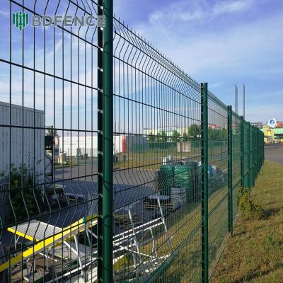 Clôture de sécurité en treillis maillé V de 2,0 m de haut pour villa, gardien de sécurité