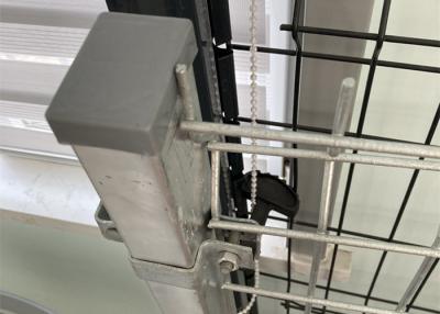 중국 사각형은 3d 100*300mm Ｖ 메쉬 보안 펜싱을 기둥으로 받칩니다 판매용