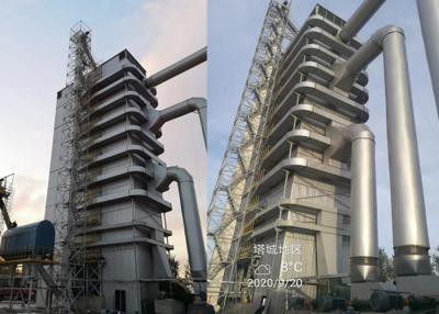 Китай Continuous Grain Dryer Tower Machine PLC Control With Silos продается