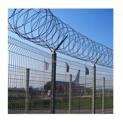 Cina Quadro di metallo 4mm mesh di filo 3D panel Recinzione decorativa per la sicurezza del perimetro dell'aeroporto in vendita