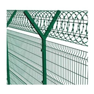 Cina 3D welded curved panel/PVC wire mesh PVC coated frame finishing Disegno personalizzato in vendita