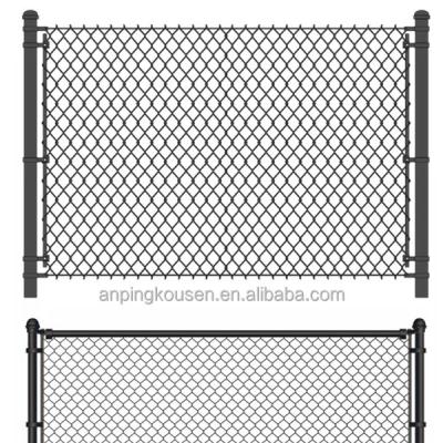 Cina Recinzione a catena di acciaio Galvanizzata in PVC Rivestita con maglia di diamante Recinzione ciclonica in vendita