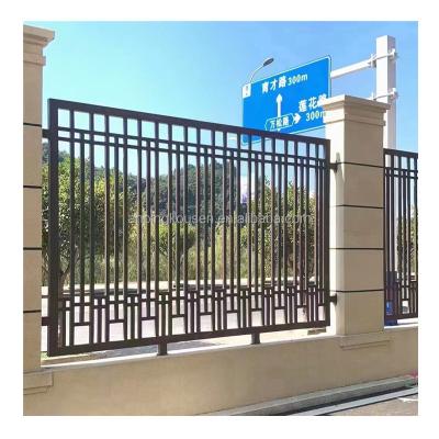 Cina 6'x8' giardino Metal Picket Fence pannello con disegno ornamentale e 40x40mm Rails in vendita