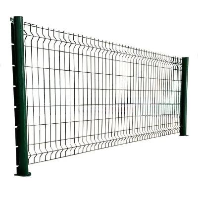 Cina 3.0mm Acciaio filo V pieghevole pannello a maglia saldata Recinzione curva 3D con pannello di acciaio rivestito in PVC in vendita