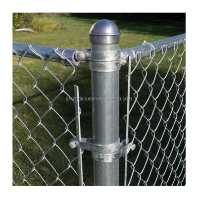 Cina Facile da installare Recinzione galvanizzata per campo da tennis con disegno di legame a catena a forma di diamante in vendita