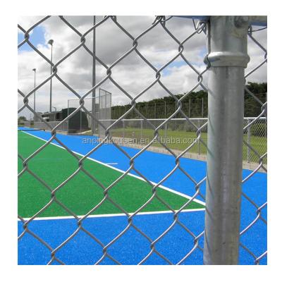 Cina 5 piedi copertura Chain Link Recinzione Acciaio a basso tenore di carbonio Wire Garden Fence con rivestimento in vendita