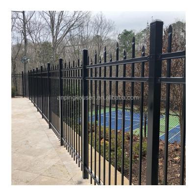 Cina Cornice di metallo impermeabile 6ft x 8ft Garden Powder Coated Top Spear Fencing Trellis Gates in vendita