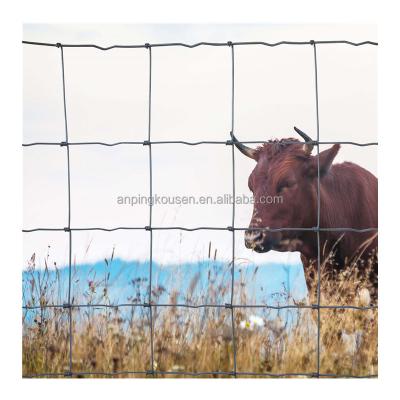 Cina Fence a prova di roditori galvanizzata tessuta a cerniera selvatica con giunto di nodo di cavallo per campo di allevamento di bestiame in vendita