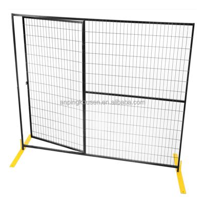 Cina Tipo di metallo Acciaio Canada Mercato 6' x10'ft Sito di costruzione Recinzione temporanea galvanizzata in vendita