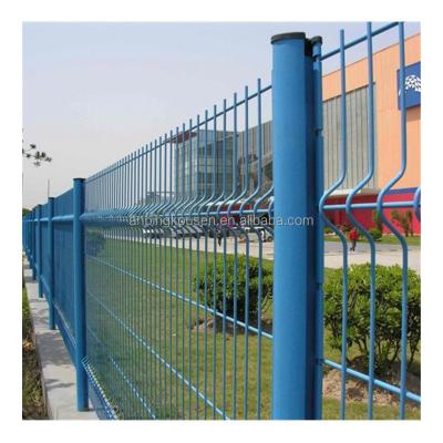 Cina Velocità di approvvigionamento veloce Isolato Recinzione da giardino Cornice di metallo PVC Rivestito 3D rete di filo curvo in vendita