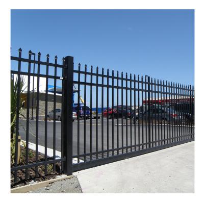 Cina Cornice metallica di sicurezza ad uso pesante Galvanizzata 6ft x 8ft Flat Top Corten Picket Steel in vendita
