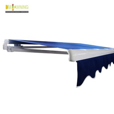 중국 고급 품질 프레임과 주택 발코니 리모컨 모터 콘트롤 알루미늄 신축 차양 판매용